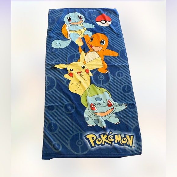 Pokemon | Bath | Pokmon Charmander Pikachu Bath Beach Towel Squirtle ...